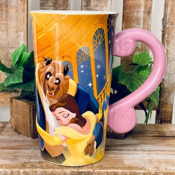 Disney | Dining | Nwt Gorgeous Disney 3drelief Beauty And The Beast ...